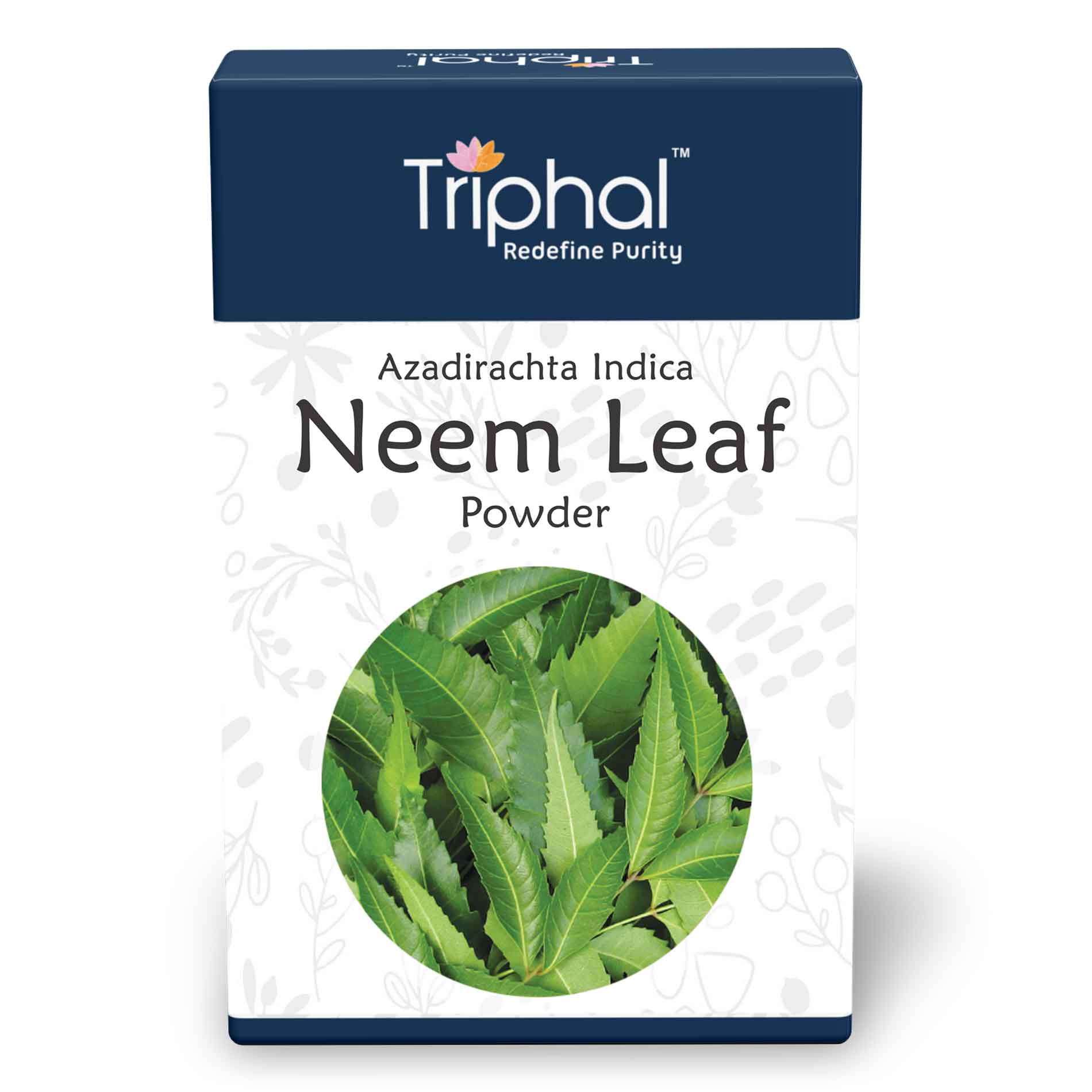 Neem Leaf Powder - Pure, Natural, Organic Nim Patta Churna | Triphal
