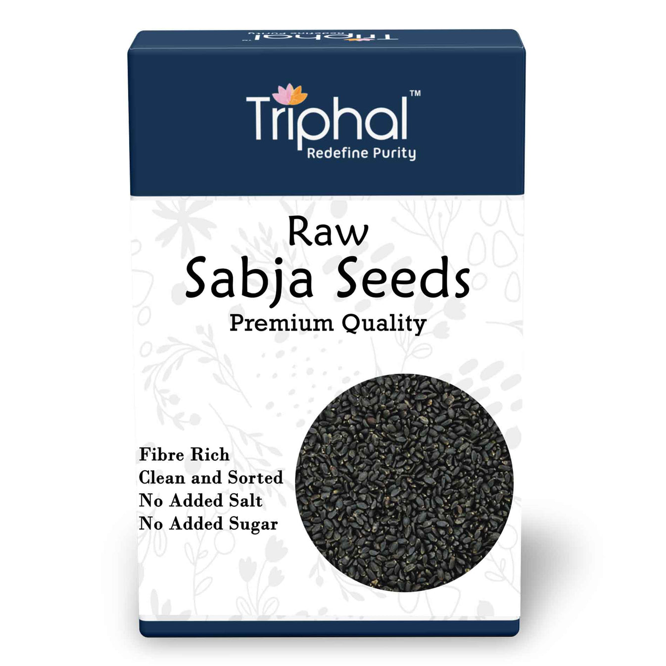 Sabja Seeds - Basil Seeds | Edible Grade | Clean and Sorted – Triphal