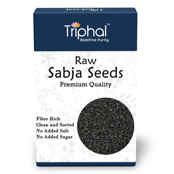 Sabja Seeds - Basil Seeds | Edible Grade | Clean and Sorted – Triphal