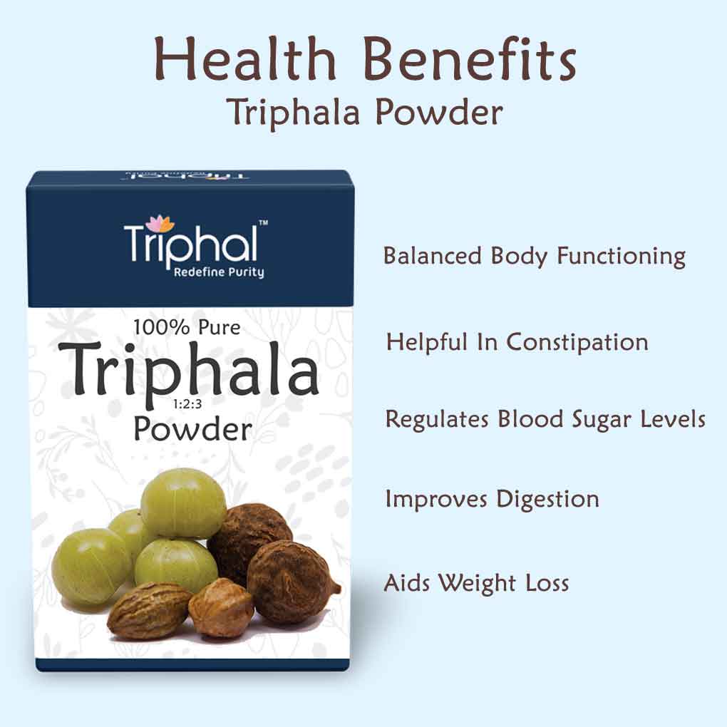 Buy Organic Triphala Powder Online for Digestion and Detoxification